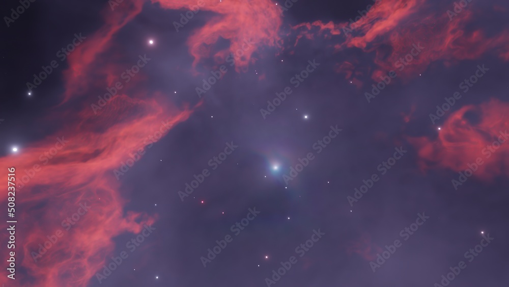 3d illustration - Deep space nebula Stock Illustration | Adobe Stock