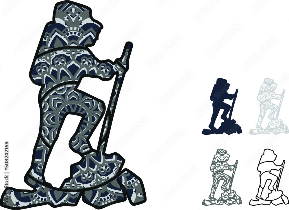 Design -mandala consists of 4 layers. Great for laser cutting machines ...