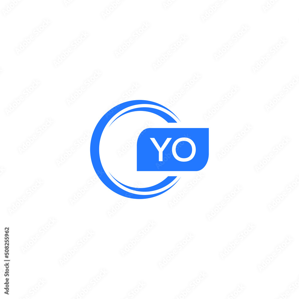 YO 2 letter design for logo and icon.YO monogram logo.vector ...