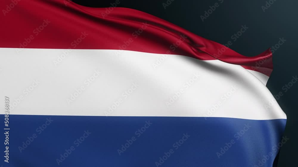 Netherlands flag. Amsterdam sign. European country. Dutch national ...