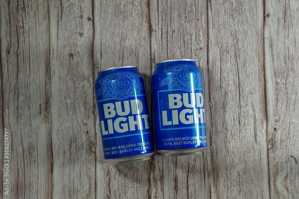 Foto de Marinette,WI-U.S.A.-Nov10,2021: The Can of Bud Light . Bud ...