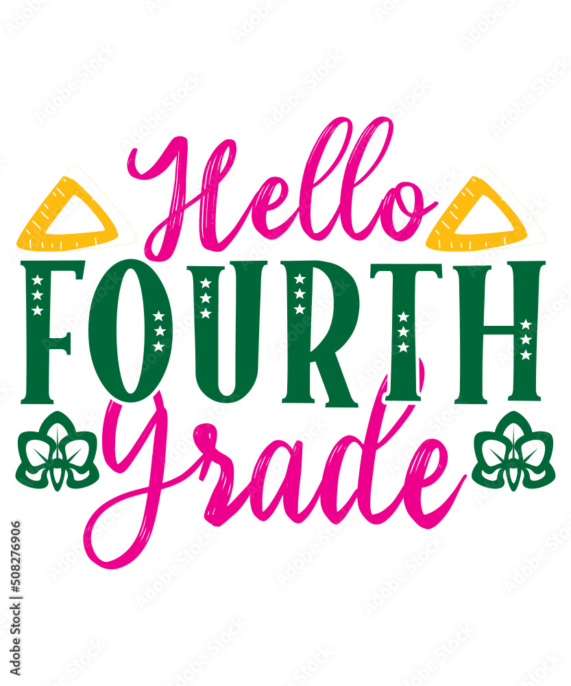 Back to school shirts svg bundle hand lettered | first day of school ...