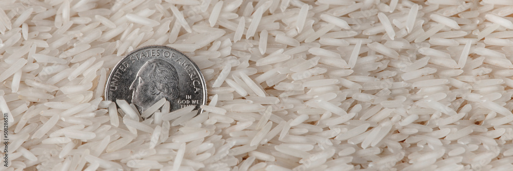 The price of rice, rising prices for agricultural crops. Food shortage ...