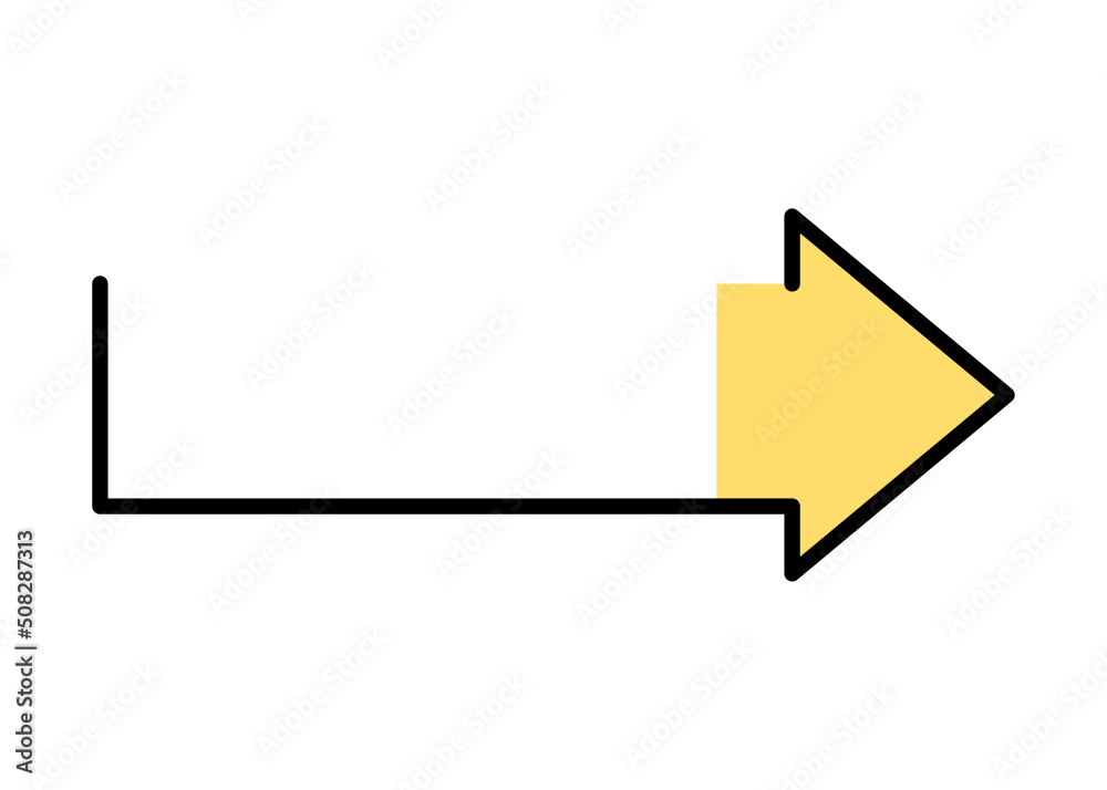 arrow tag title Stock Vector | Adobe Stock