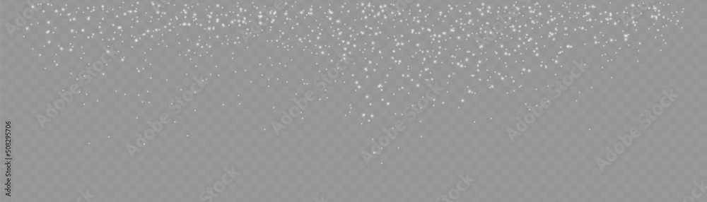 Abstract sparkles isolated on a transparent background. Bokeh lights ...