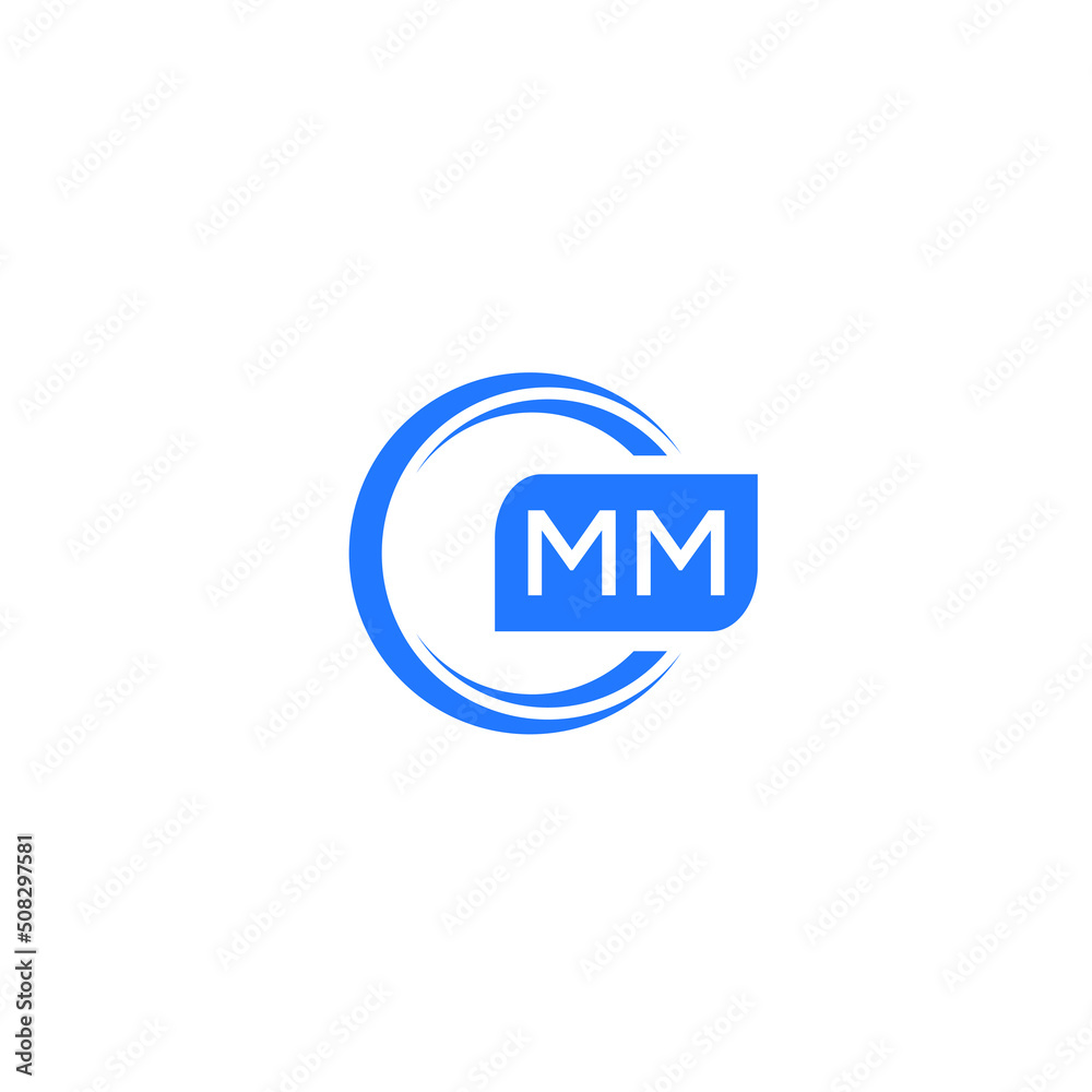 MM 2 letter design for logo and icon.MM monogram logo.vector ...