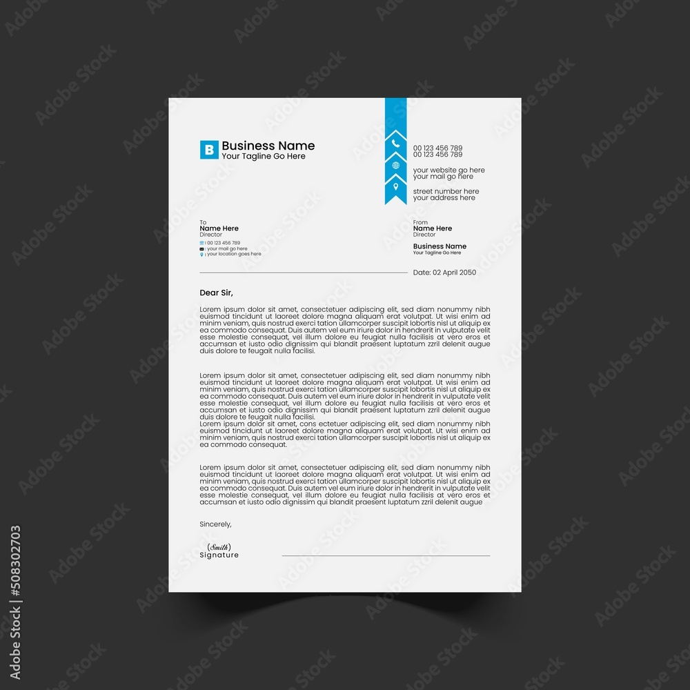 Corporate or Business Letterhead Template Design, Brand Identity, Join ...
