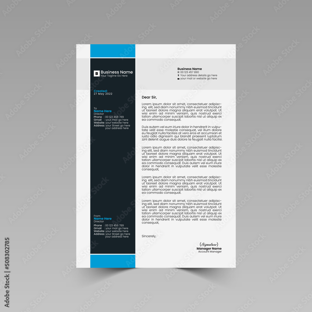 Corporate or Business Letterhead Template Design, Brand Identity, Join ...