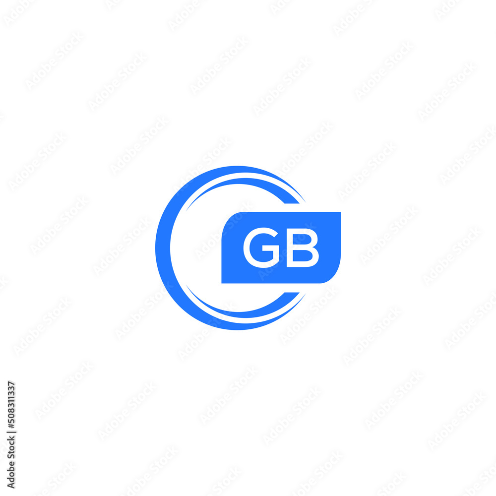GB 2 letter design for logo and icon.GB monogram logo.vector ...