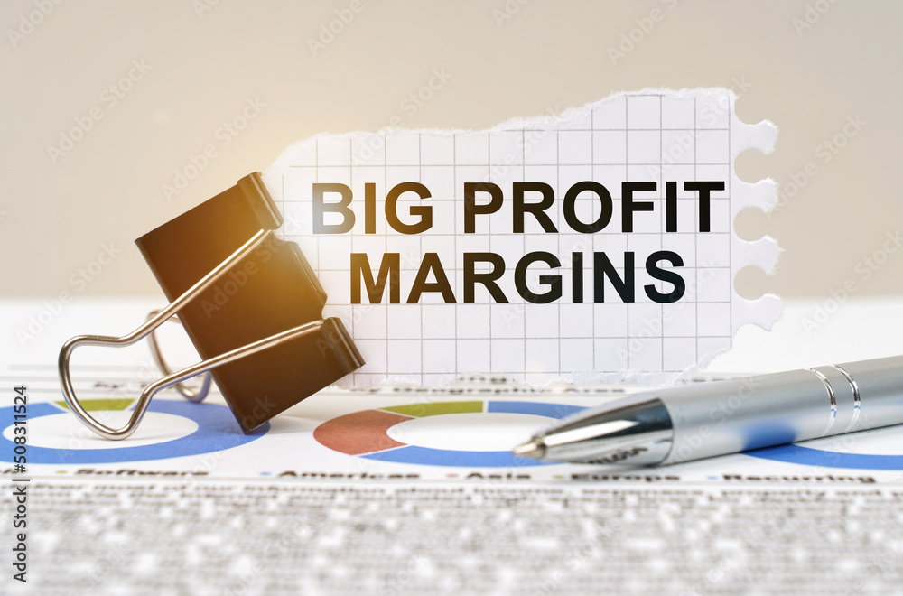 On the table are reporting charts, a pen, in a clip paper with the ...
