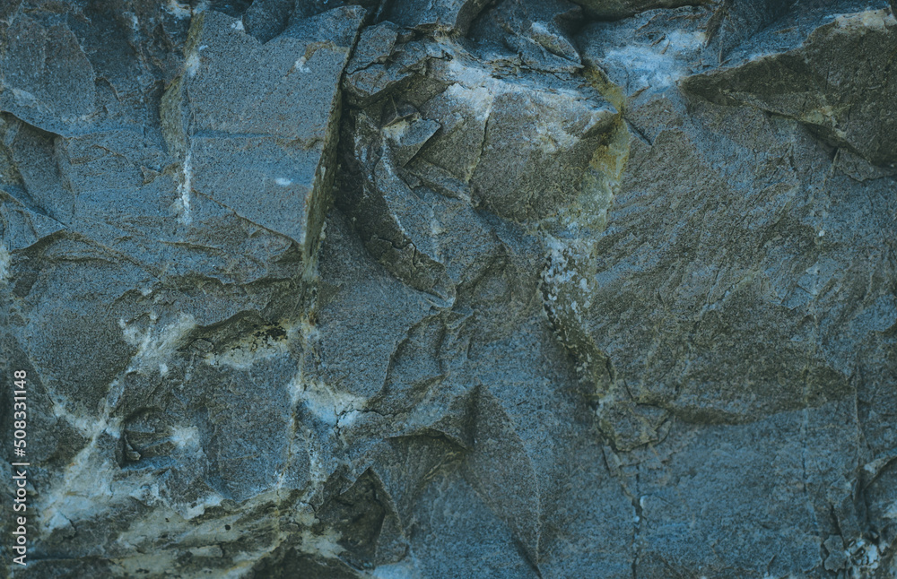 Silver Wall Rock background. Rock texture. Dark marble. Stone ...