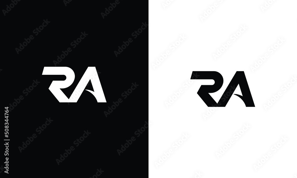 RA Letter Logo, ra logo icon vector for business Stock Vector | Adobe Stock