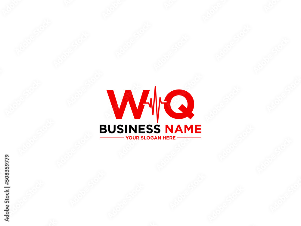 Letter WQ Logo Icon, Unique Wq qw Logo Letter Vector Image Design For ...