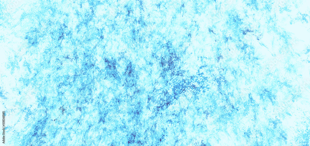 White and blue color frozen ice wallpaper. Forzen ice surface abstract ...