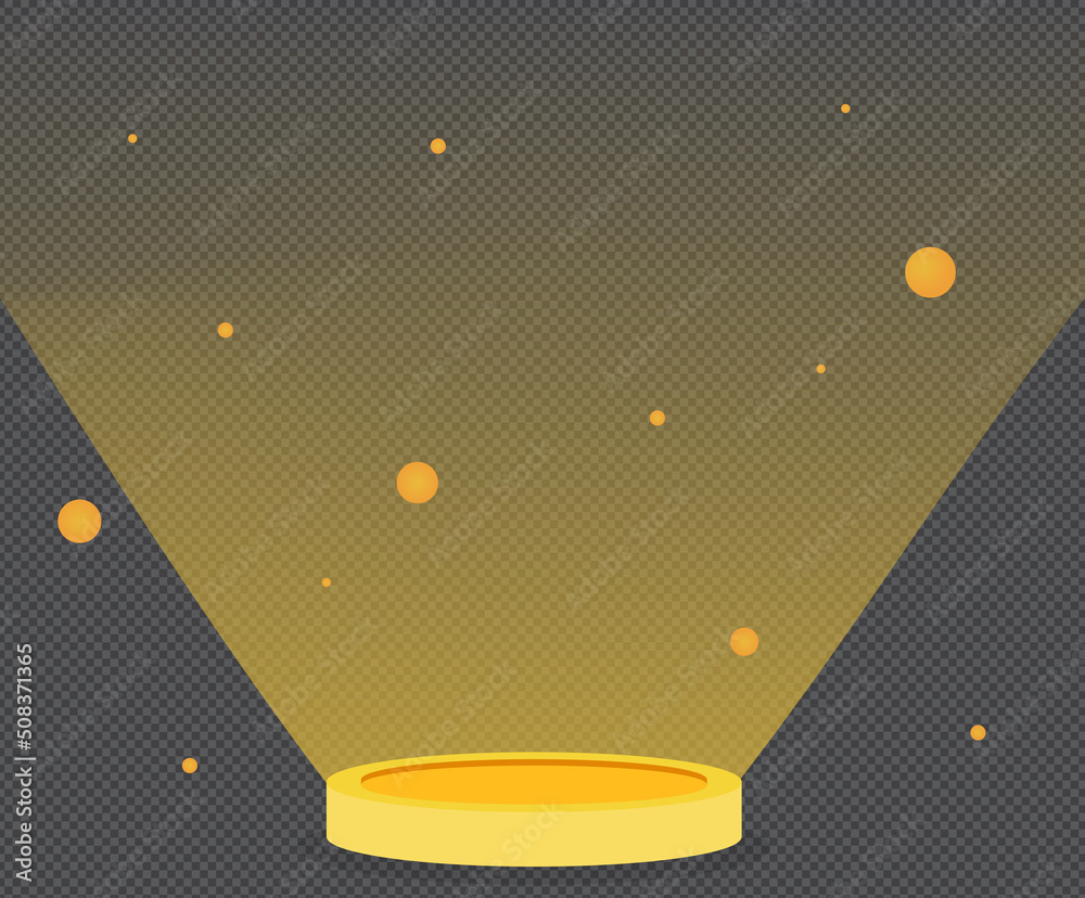 lamp light platform vector illustration set. Firecracker, confetti ...