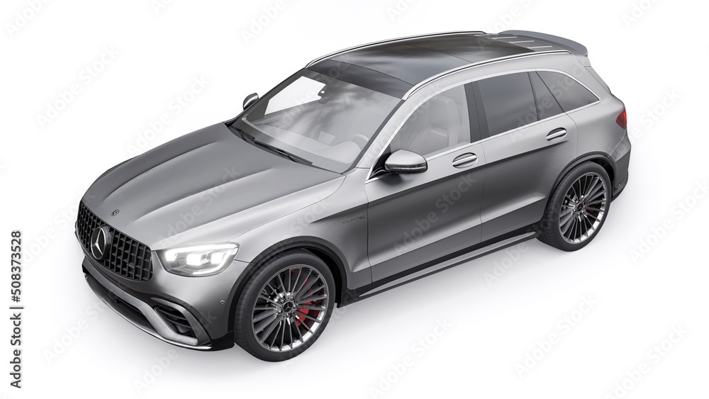 Paris. France. May 02, 2022. Mercedes-Benz GLC 63 AMG 2021. An ...