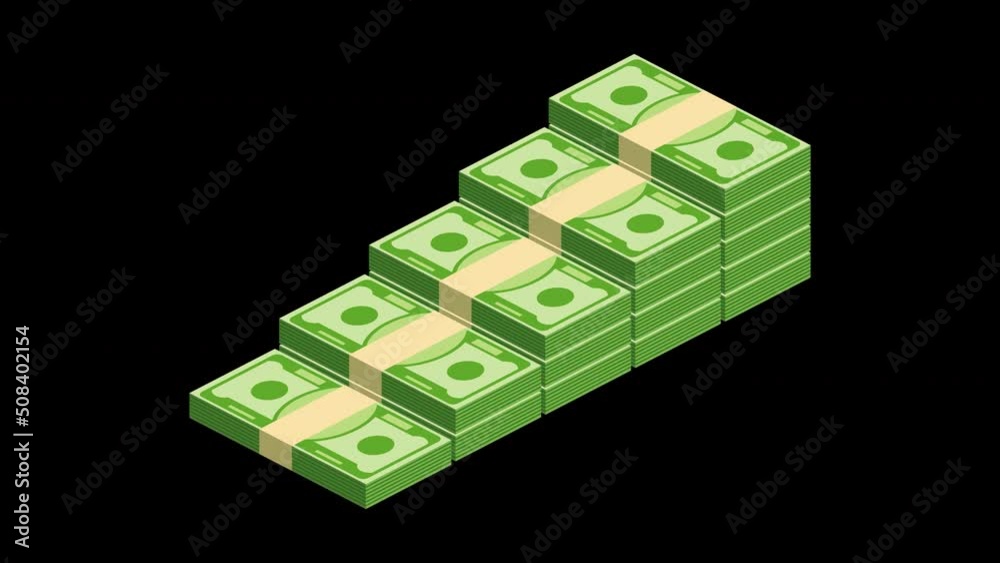 Money animated video element. Money transparent video icon png ...