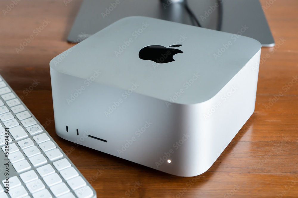 Bangkok, Thailand - May 31, 2022: Mac studio, a desktop computer from ...