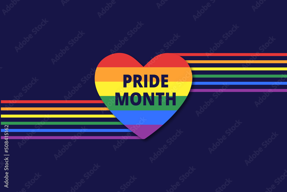 ride month 2022, 2023, 2024 LGBTQ Pride Flag Colours Rainbow Pride ...