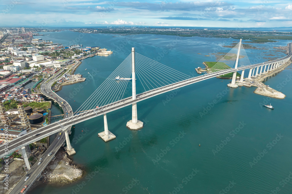 Cebu City, Philippines - Aerial of CCLEX or the Cebu-Cordova Link ... Cebu City, Philippines - Aerial of CCLEX or the Cebu-Cordova Link ...