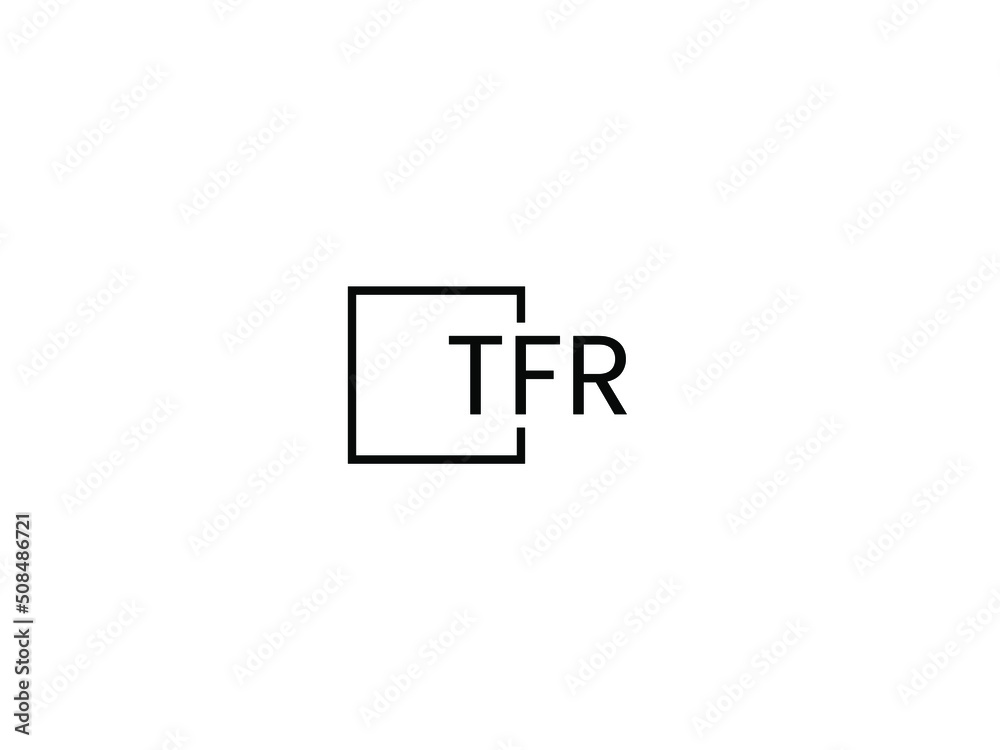 TFR Letter Initial Logo Design Vector Illustration Stock Vector | Adobe ...