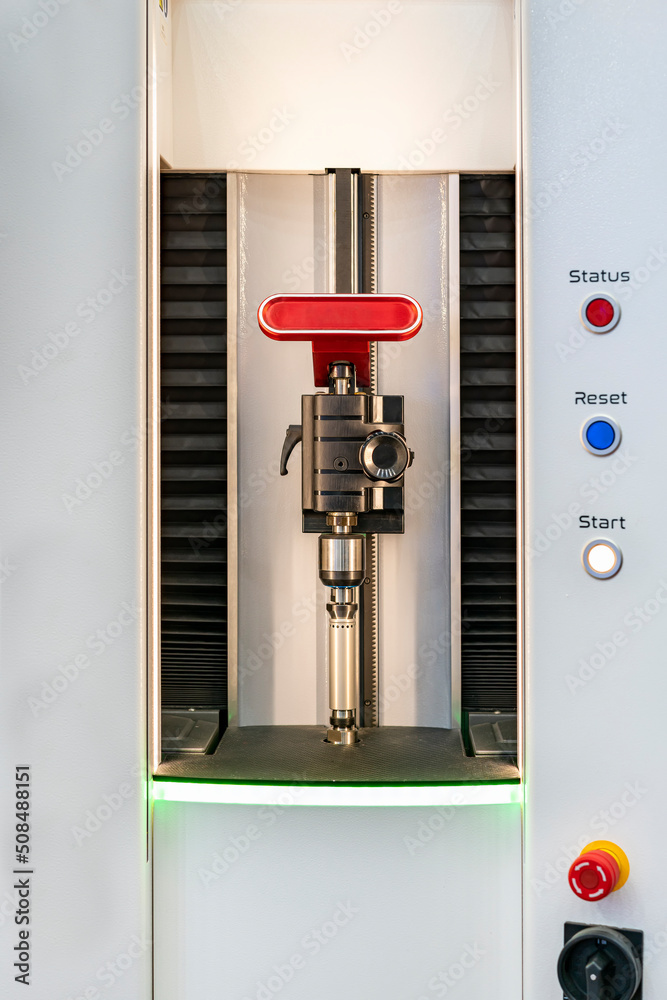 automobile part cylindrical cam shaft during setup on high technology ...