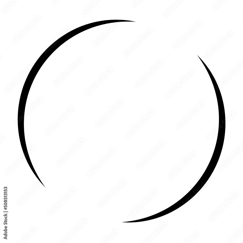 tear circle frame Stock Vector | Adobe Stock