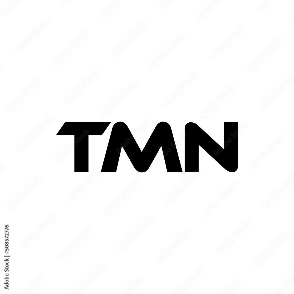 TMN letter logo design with white background in illustrator, vector ...