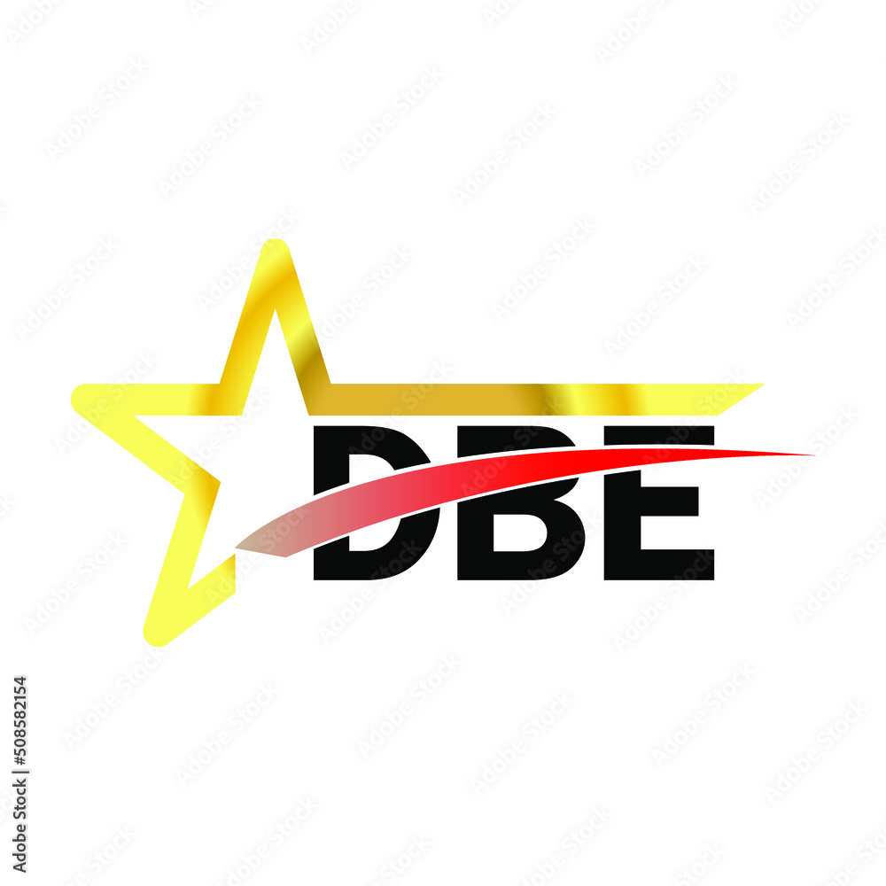 DBE letter logo design. DBE creative letter logo. simple and modern ...