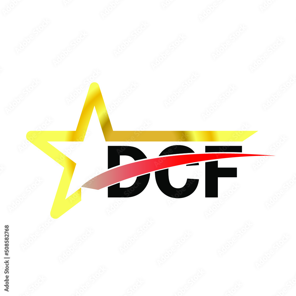 DCF letter logo design. DCF creative letter logo. simple and modern ...