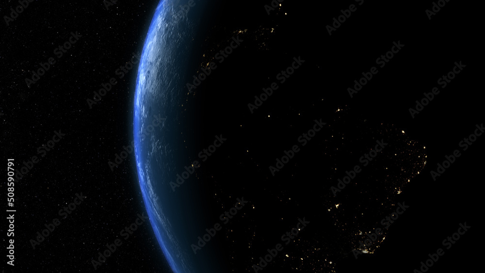 Global Positioning System GPS of navigation satellites or satnav ...