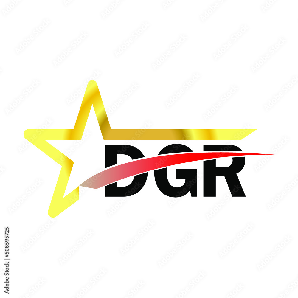 DGR letter logo design. DGR creative letter logo. simple and modern ...