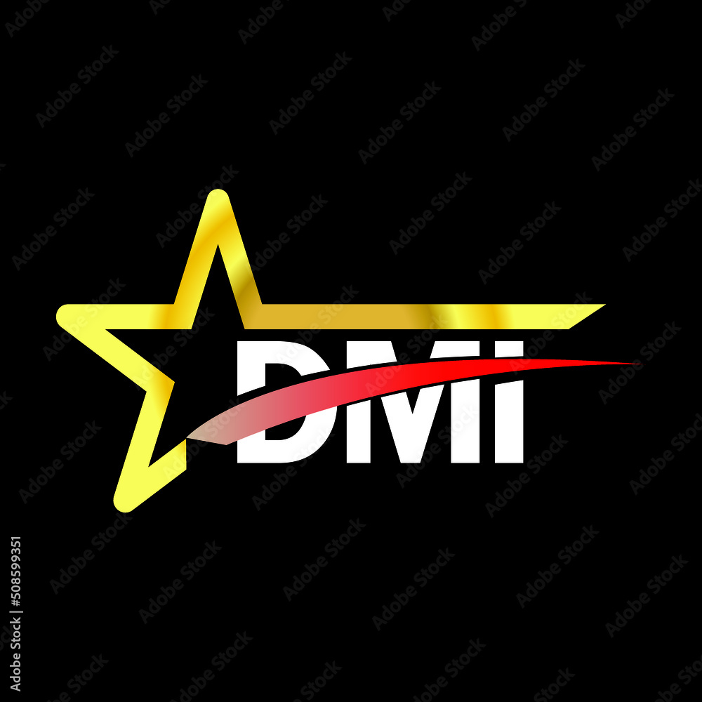 DMI letter logo design. DMI creative letter logo. simple and modern ...