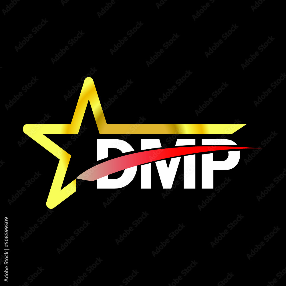 DMP letter logo design. DMP creative letter logo. simple and modern ...
