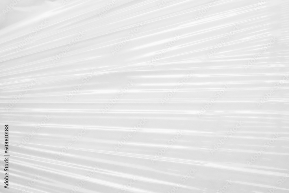 White transparent plastic film wrap texture background Stock Photo ...