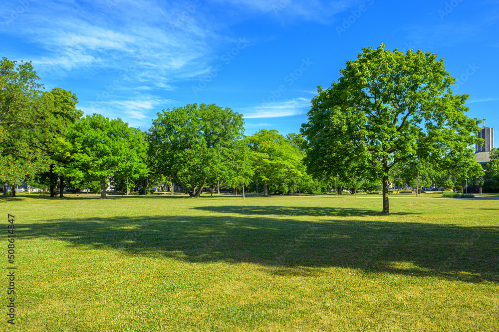 Alwin-Mittasch city park ludwigshafen backplate 3 Stock Photo | Adobe Stock