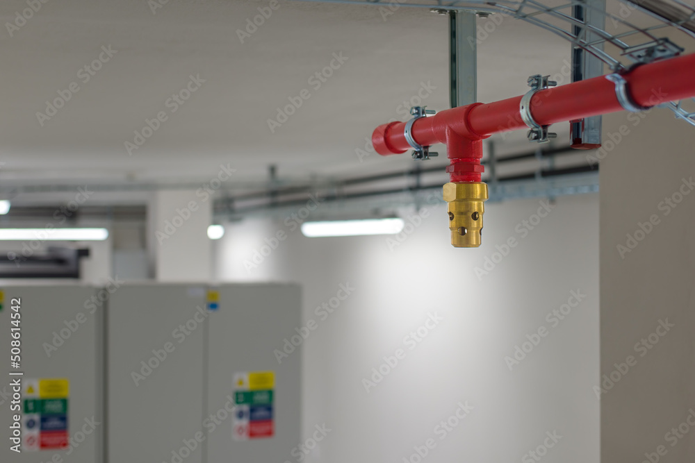 Clean agent fire suppression system used in data centers, backup ...
