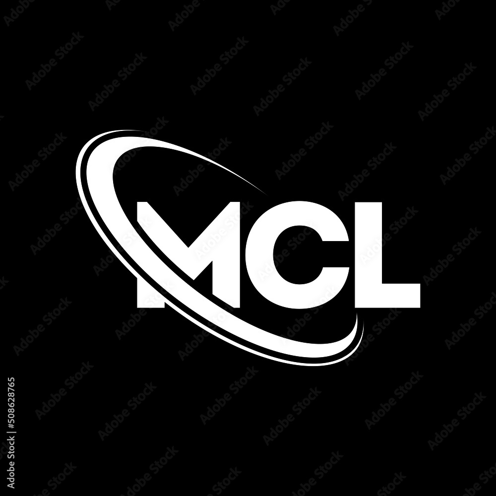 MCL logo. MCL letter. MCL letter logo design. Intitials MCL logo linked ...