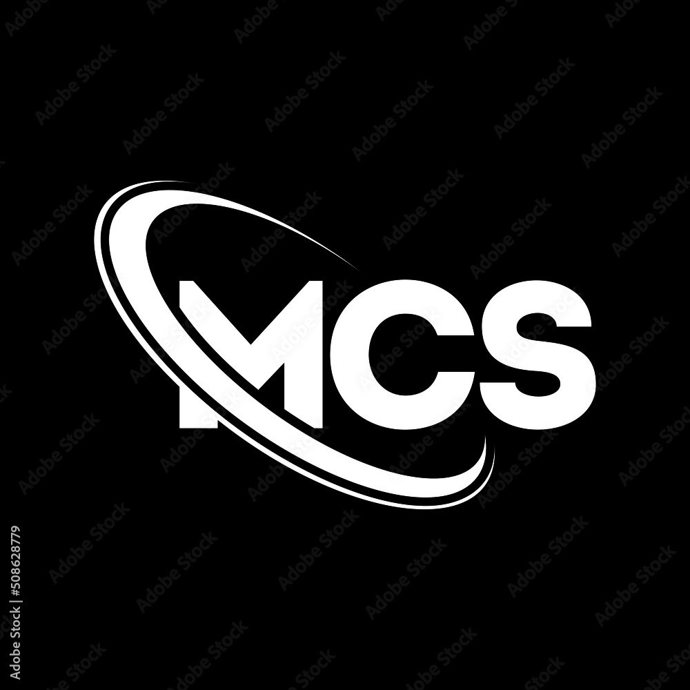 MCS logo. MCS letter. MCS letter logo design. Intitials MCS logo linked ...