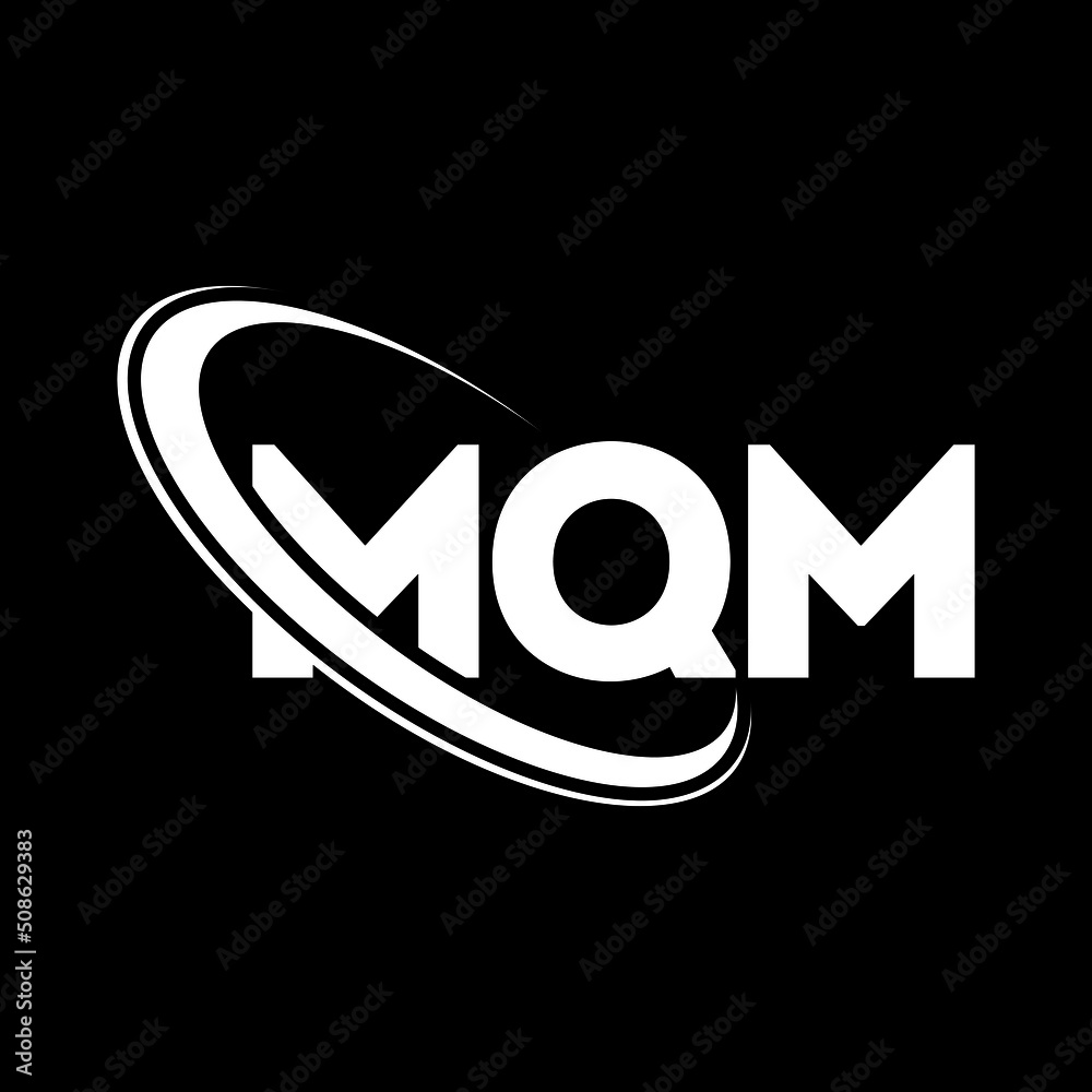 MQM logo. MQM letter. MQM letter logo design. Initials MQM logo linked ...
