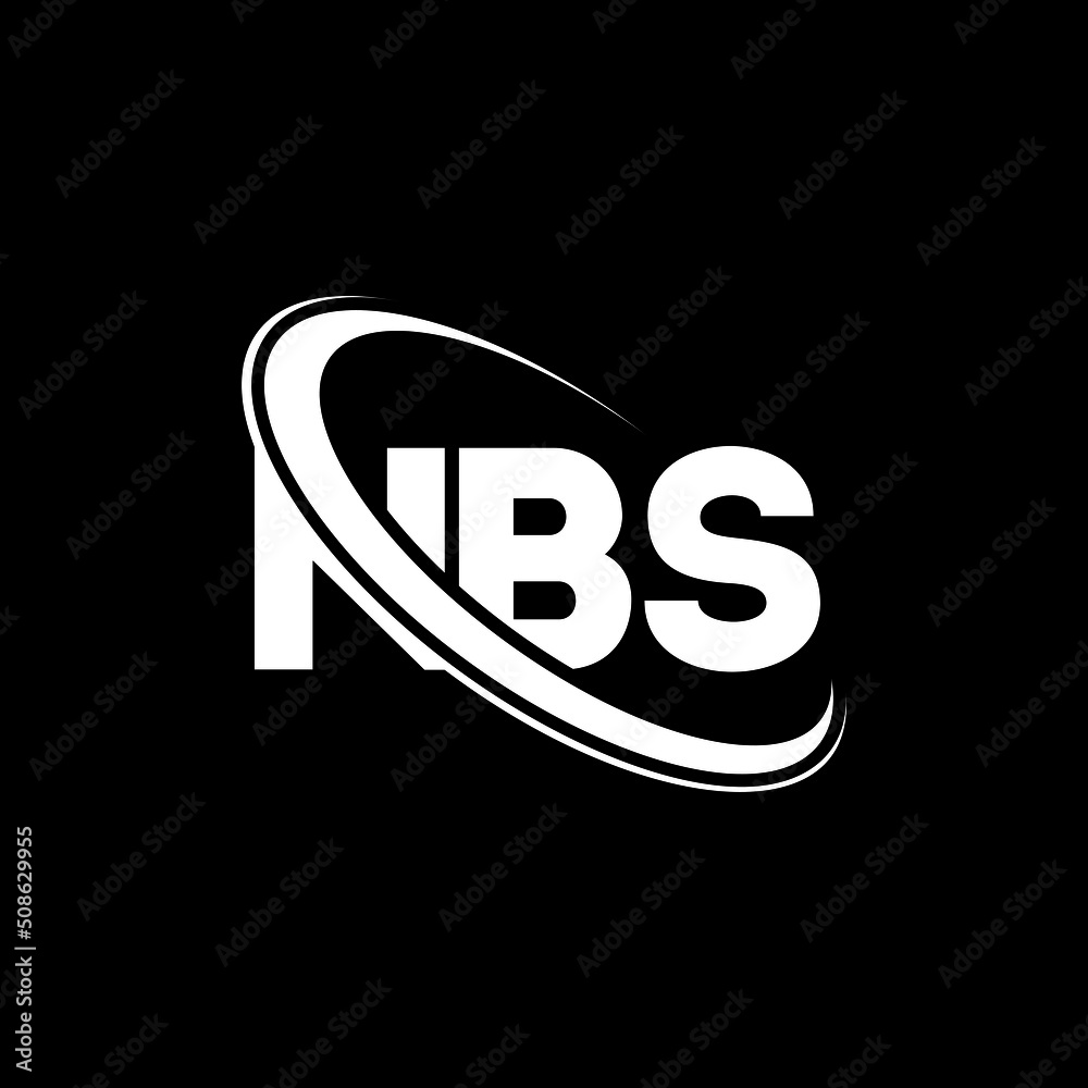 NBS logo. NBS letter. NBS letter logo design. Intitials NBS logo linked ...