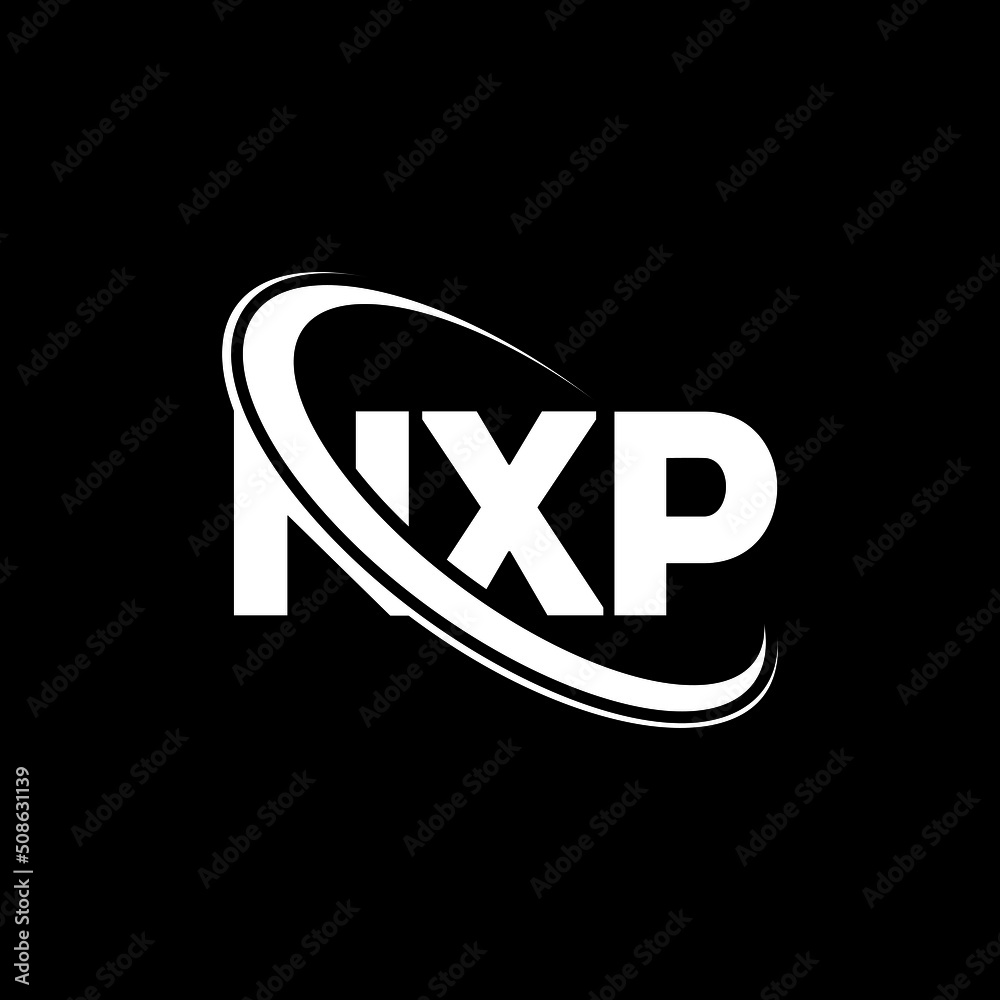 NXP logo. NXP letter. NXP letter logo design. Initials NXP logo linked ...
