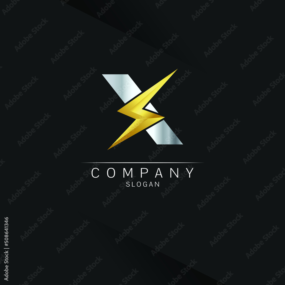 Y Letter Logo Design With Lighting Thunder Bolt Electric Bolt Letter ...