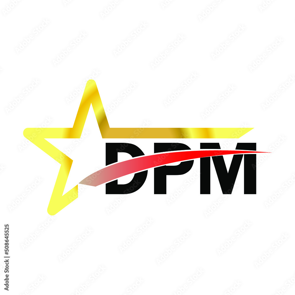 DPM letter logo design. DPM creative letter logo. simple and modern ...