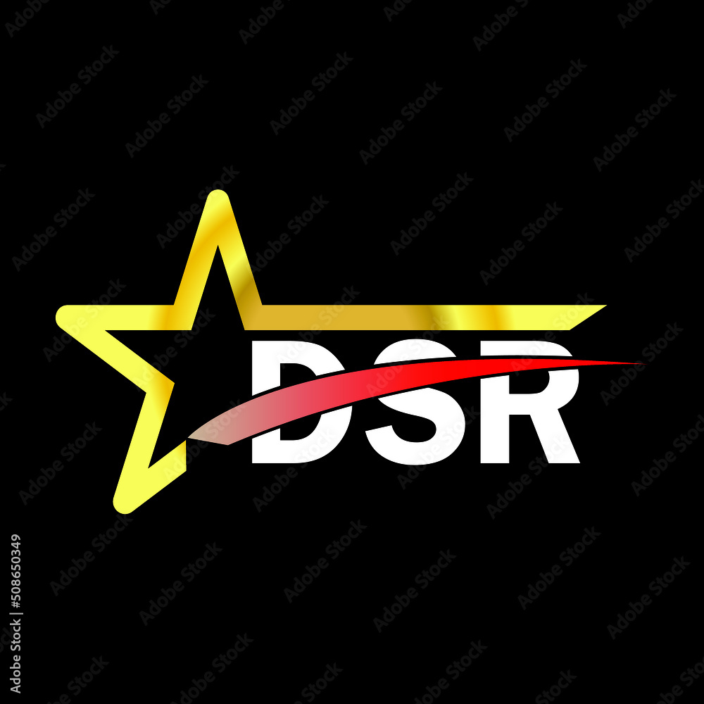 DSR letter logo design. DSR creative letter logo. simple and modern ...