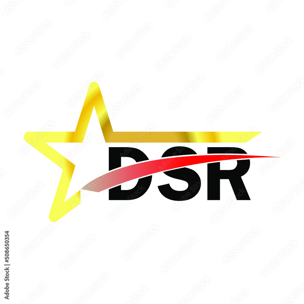 DSR letter logo design. DSR creative letter logo. simple and modern ...