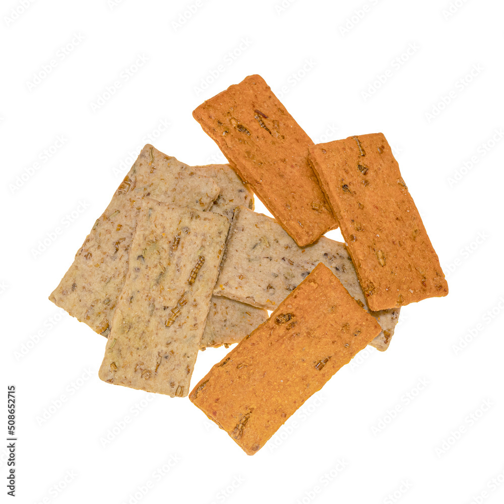 French insect crackers from mealworm Tenebrio molitor Sigillatus ...