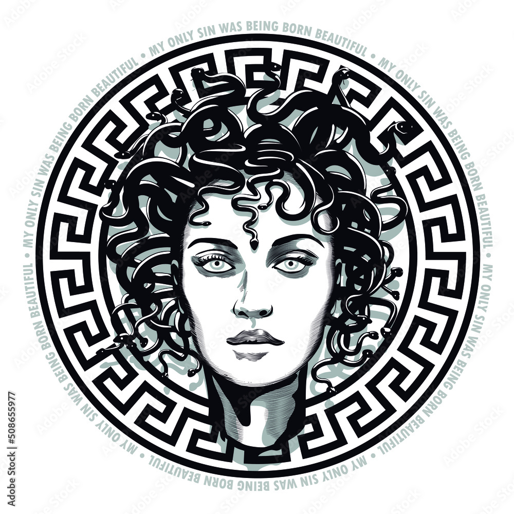 Medusa, My only sin was being born beautiful, mythology, feminism ...