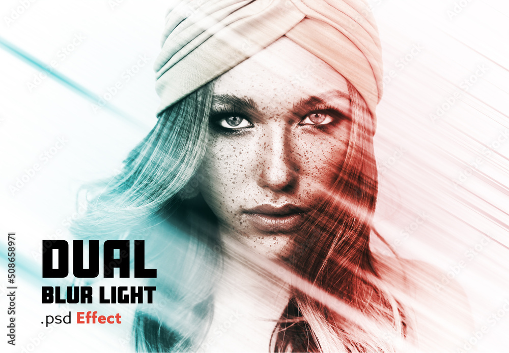 Dual Blur Light Effect Stock Template | Adobe Stock