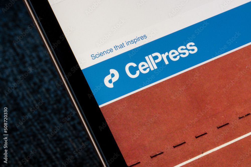 Sunnyvale, CA, USA - May 2, 2022: Closeup of the Cell Press logo seen ...